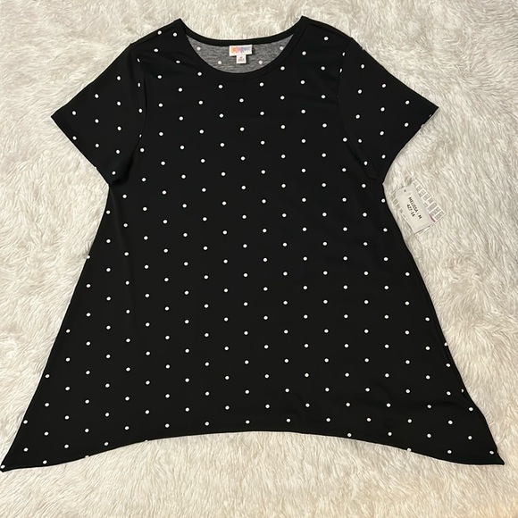 LuLaRoe | Tops | Lularoe Melissa Sharkbite Tunic Top 567 | Poshmark